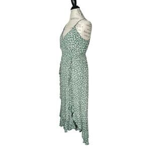 Angie | Dresses | Angie Women Green Western Cactus Print Ruffle ...